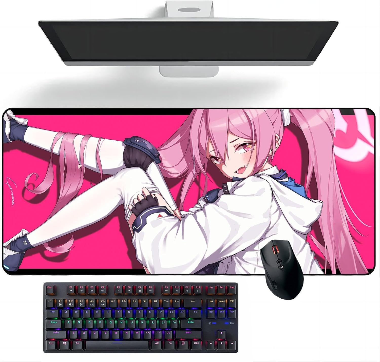 Amazon.com: Anime Mouse pad Blue Archive Kurosaki Koyuki Anime Mouse ...