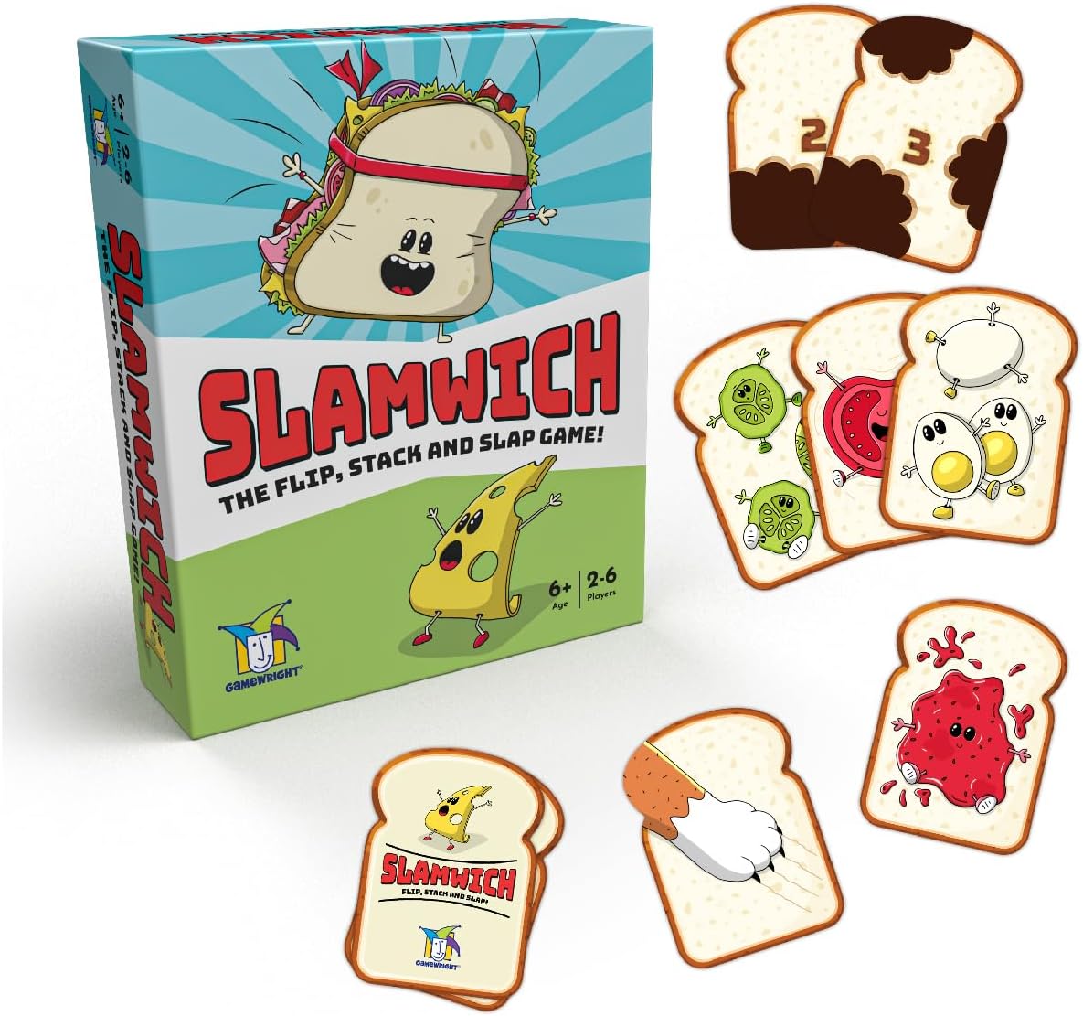 Gamewright – Slamwich – A Fast Flipping Card Game for Kids – Ages 6 and ...