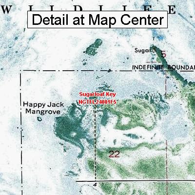 Amazon.com : USGS Topographic Quadrangle Map - Sugarloaf Key, Florida ...