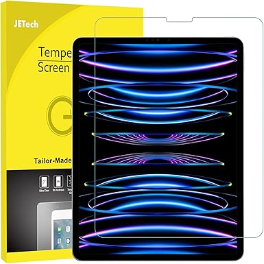 Amazon.com: JETech Screen Protector for iPad Pro 12.9-Inch 2022/2021 ...