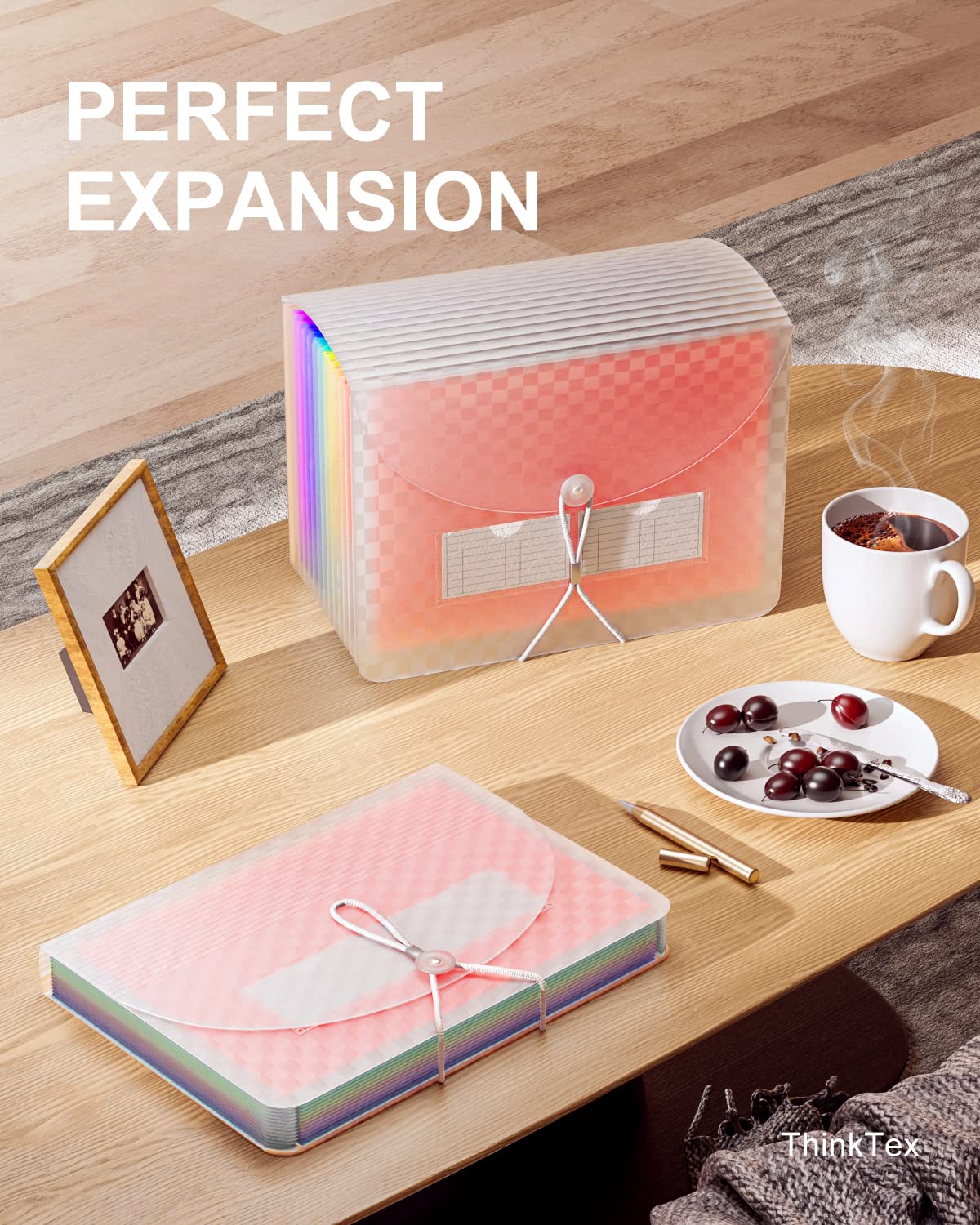 Snapklik.com : ThinkTex Accordian File Organizer, 12 Pockets Expanding ...