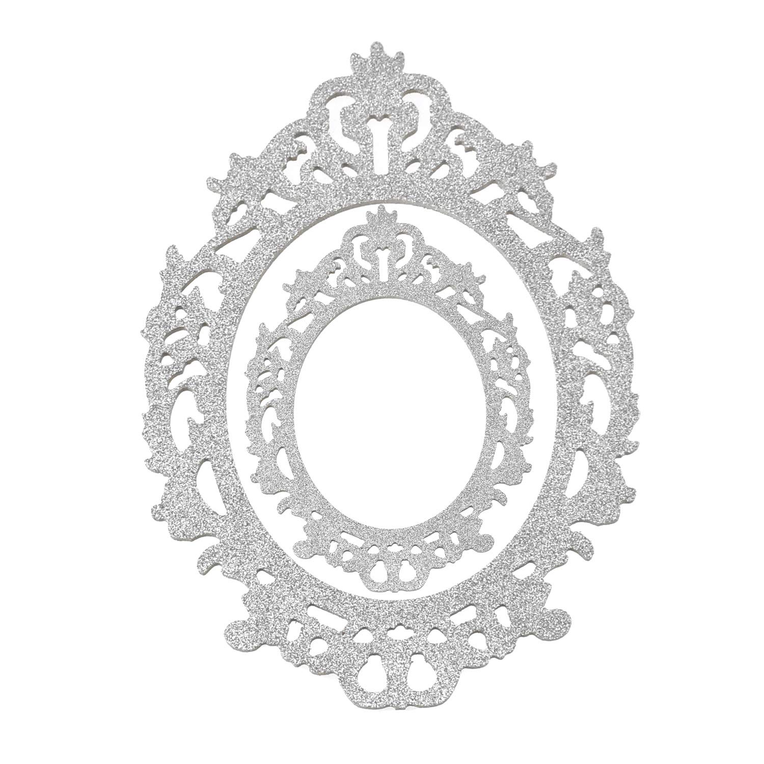 Oval Filigree Frame Art