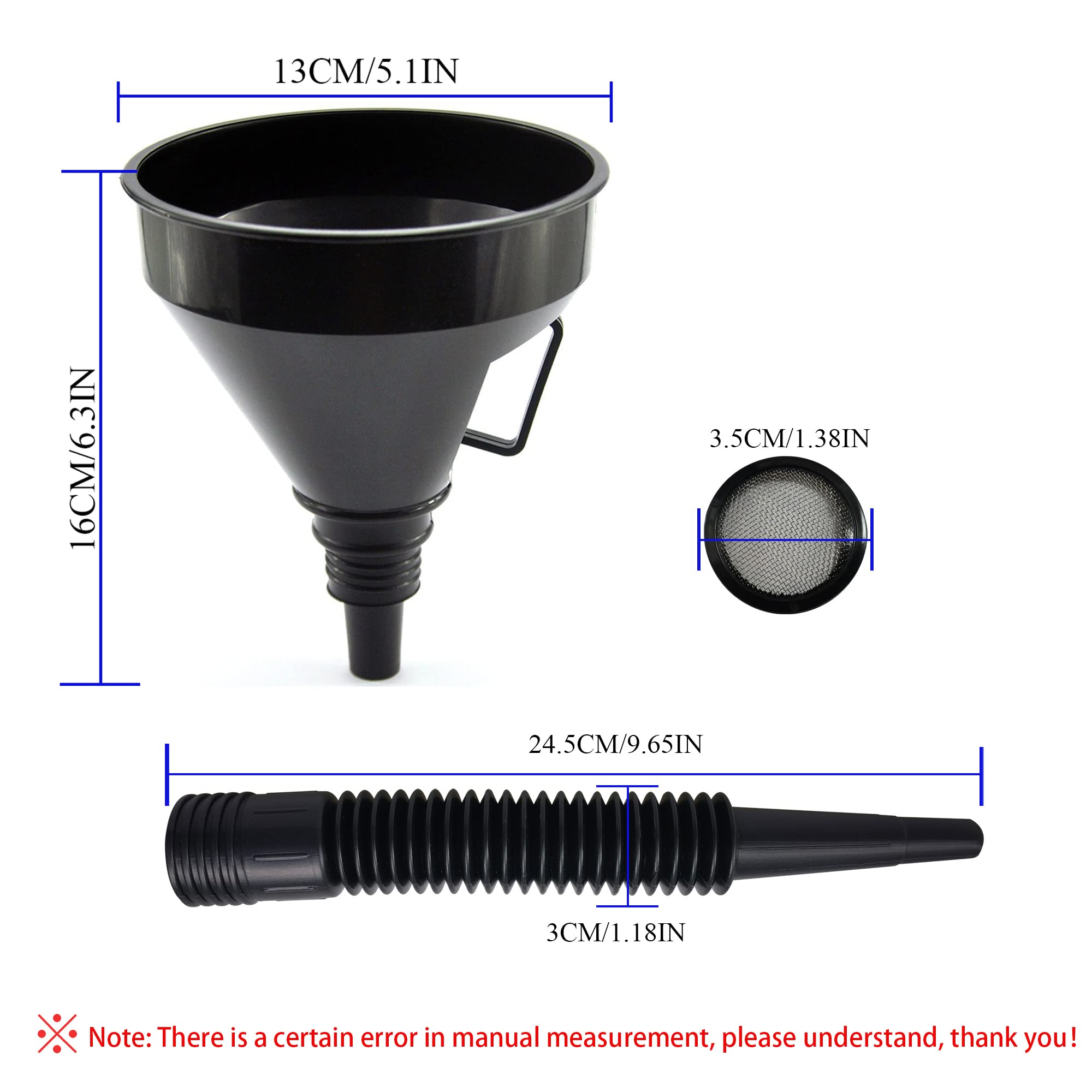 Oil Measure Can With Funnel