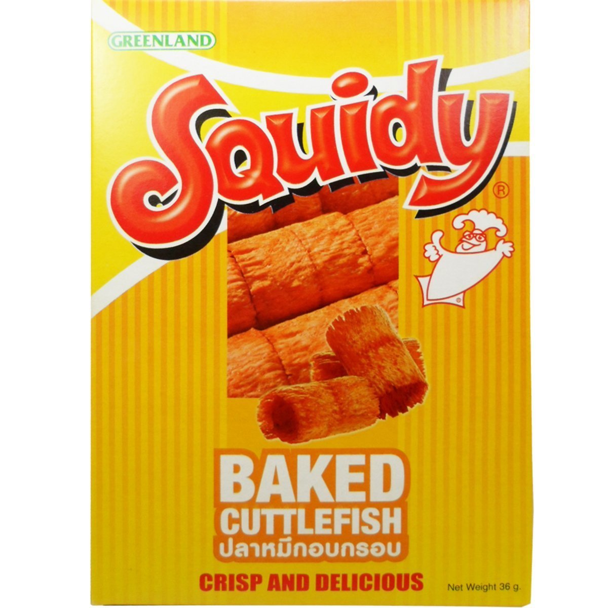 Amazon.com: Squidy Crisp Baked Cuttlefish Snack 100% Real Squid NetWt ...
