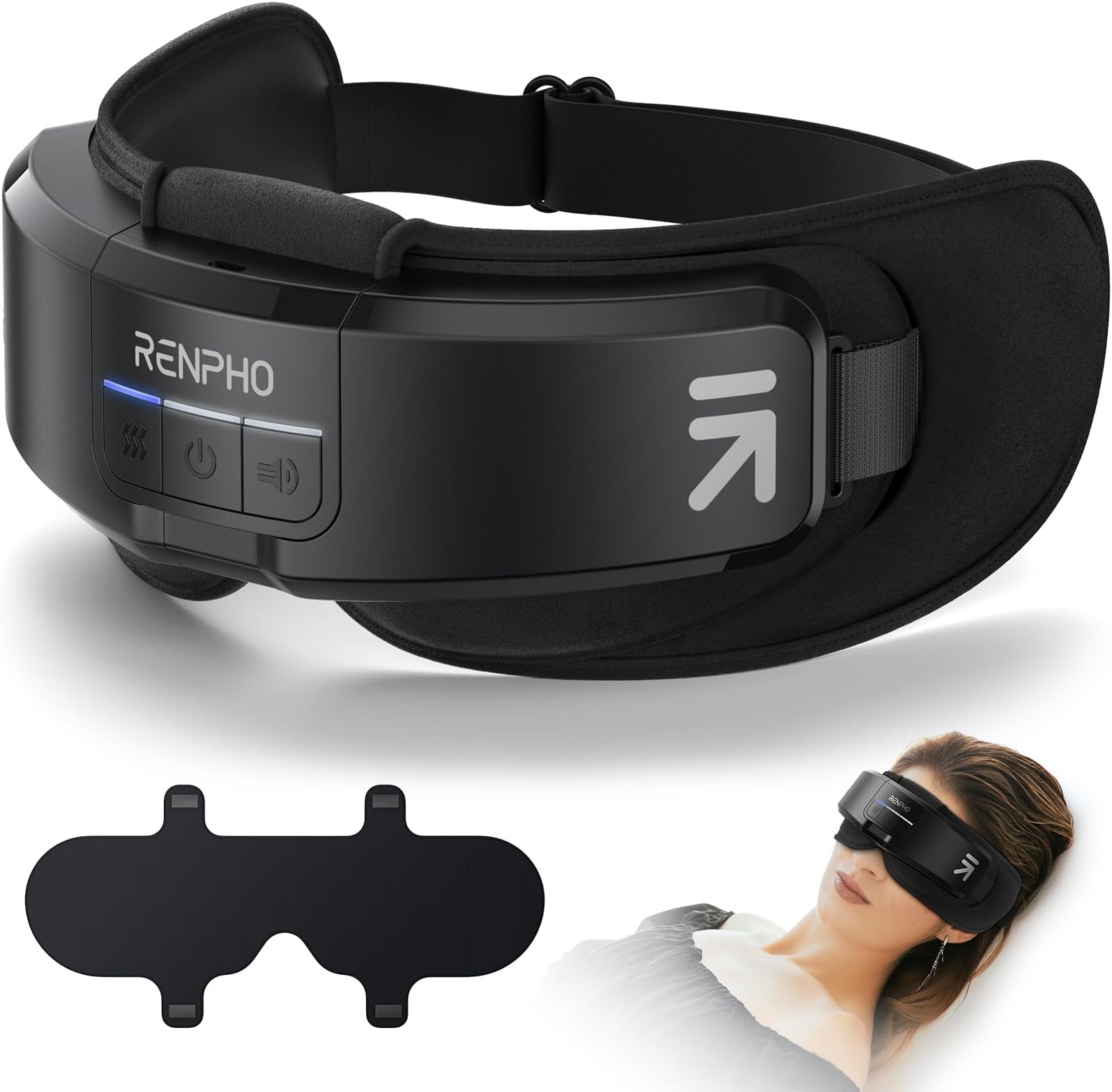 Amazon.com: 7C Eye Massager with Heat - Sleeping Mask - Eye Care Device ...