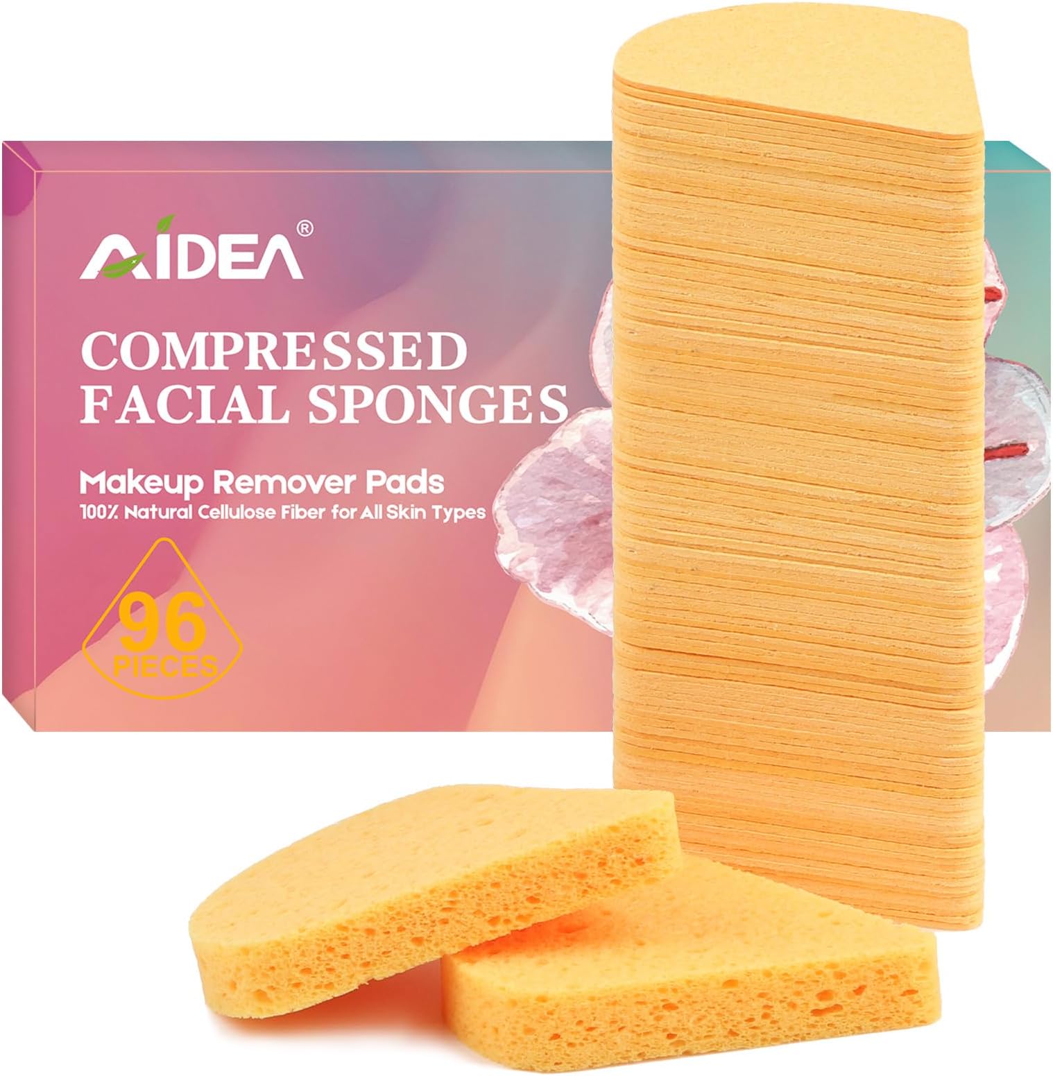 Amazon.com : UNIMADE 300-Count Compressed Facial Sponges, Face Sponges ...