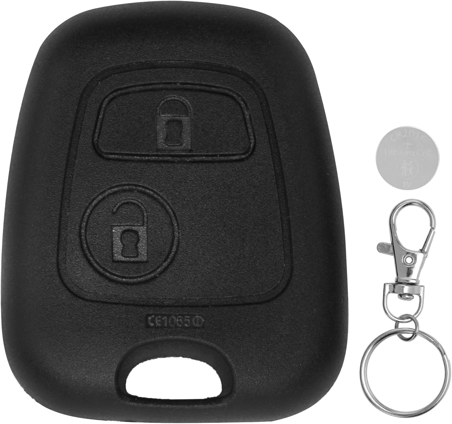 2 Buttons Key Fob Replacements for Toyota Aygo Citroen C1 C2 C3 C5 ...