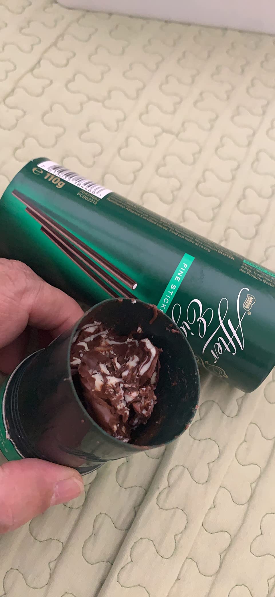 After Eight Straw Dark Chocolate Straws With White Mint Flavoured ...