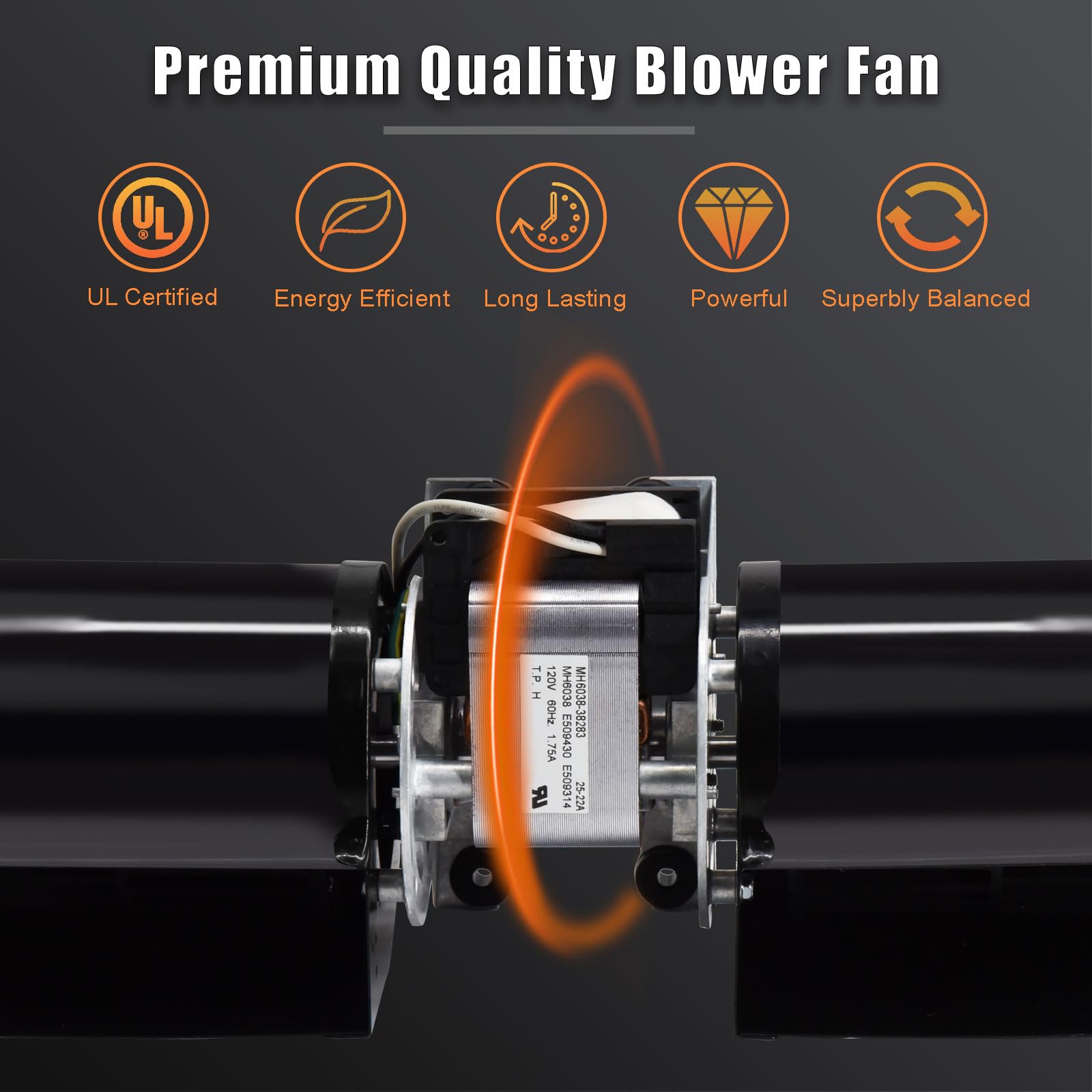 Snapklik.com : GFK160 GFK-160A Fireplace Blower Fan Kit, FAB-1600 Fireplace Blower Fan Kit For ...