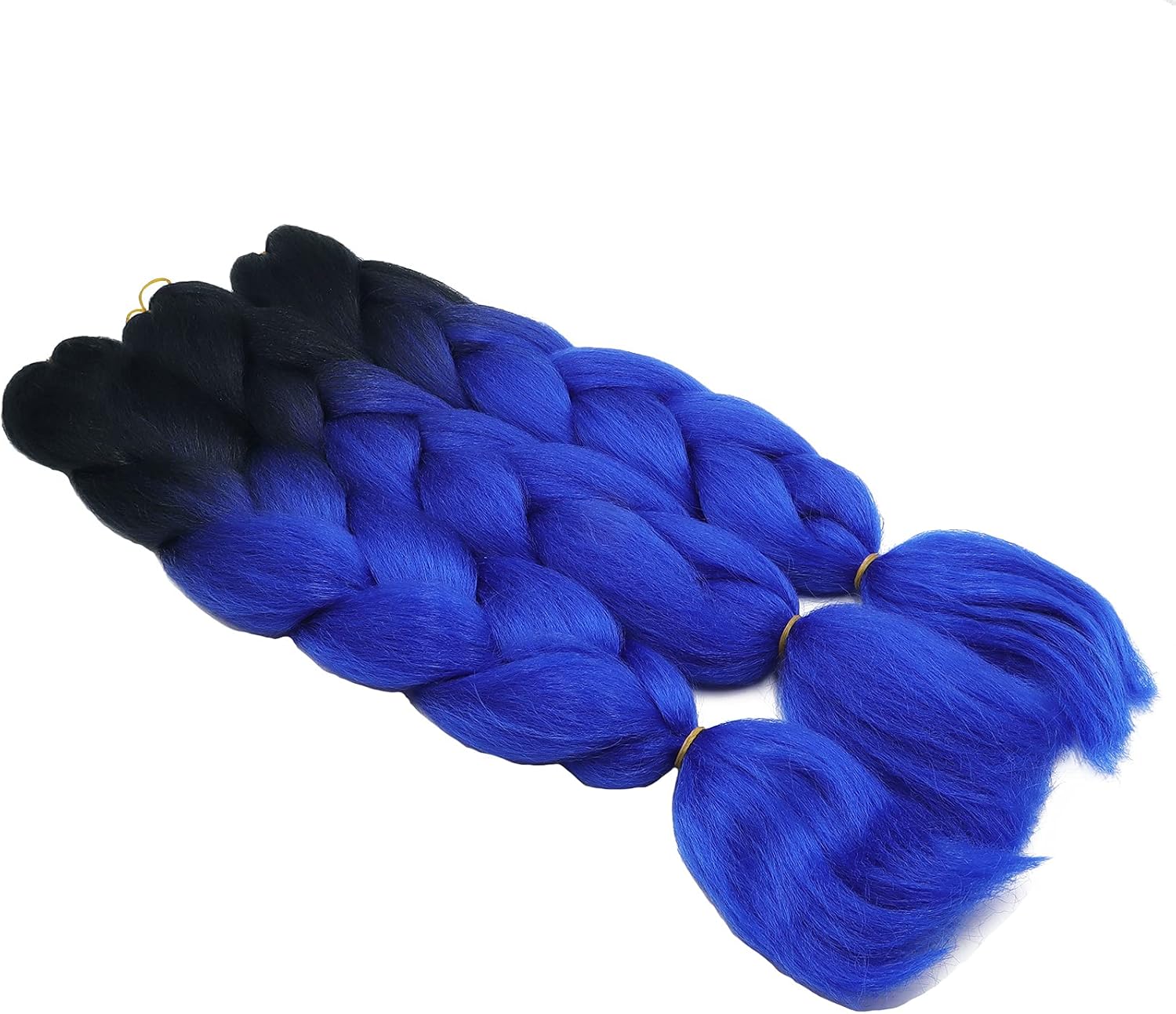 24” Braiding Hair Extension Jumbo Braids Synthetic 5bundles/pack ...