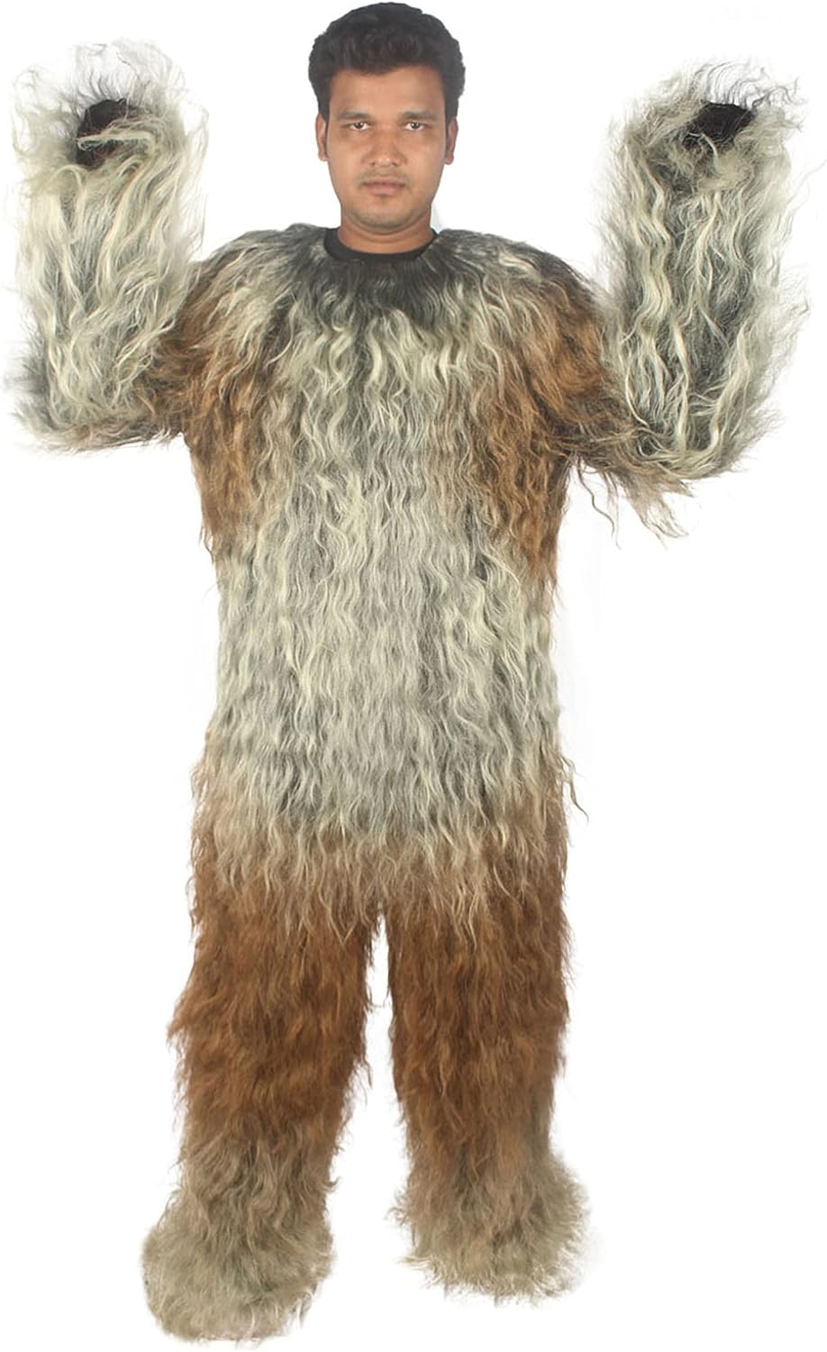 Amazon.com: Halloween Party Online Unisex Hairy Warrior Ape Military ...