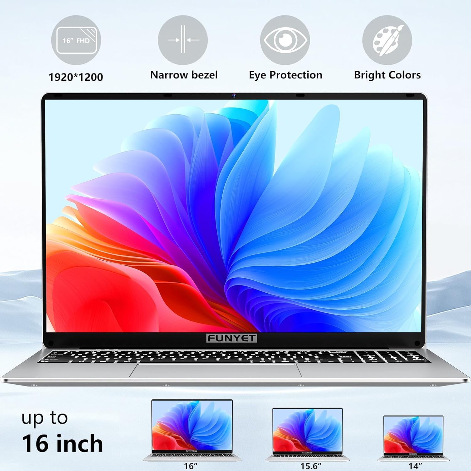Snapklik.com : FUNYET Gaming Laptop, 2025 Laptops Computer, 16 Inch Win ...
