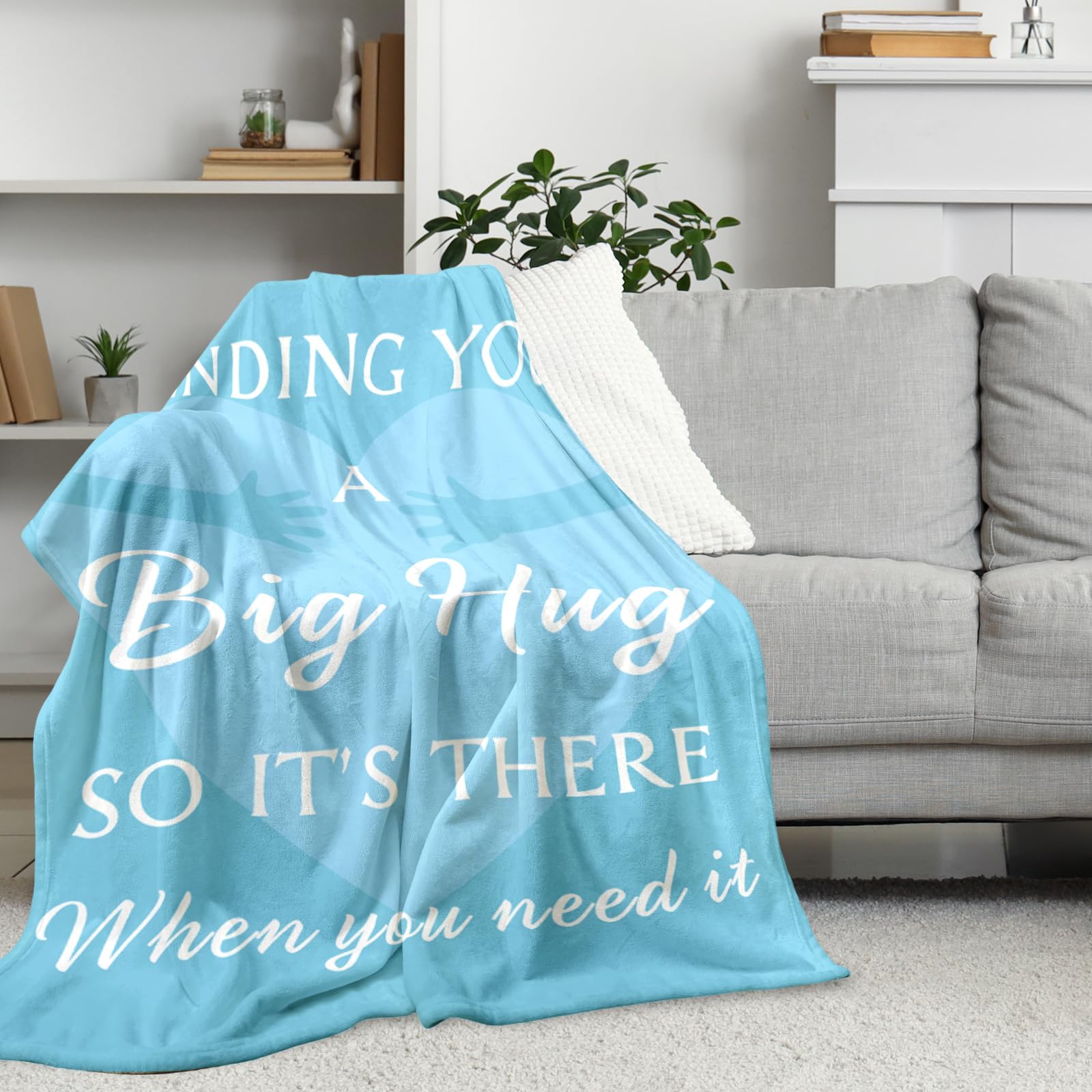 Amazon.com: Think of You Blanket Gifts for Women Men, Hug Blanket 50x60 ...
