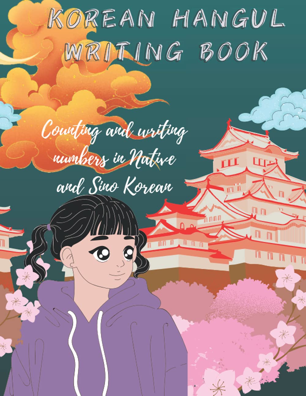 Buy Korean hangul writing book: Counting and writing numbers in Native ...