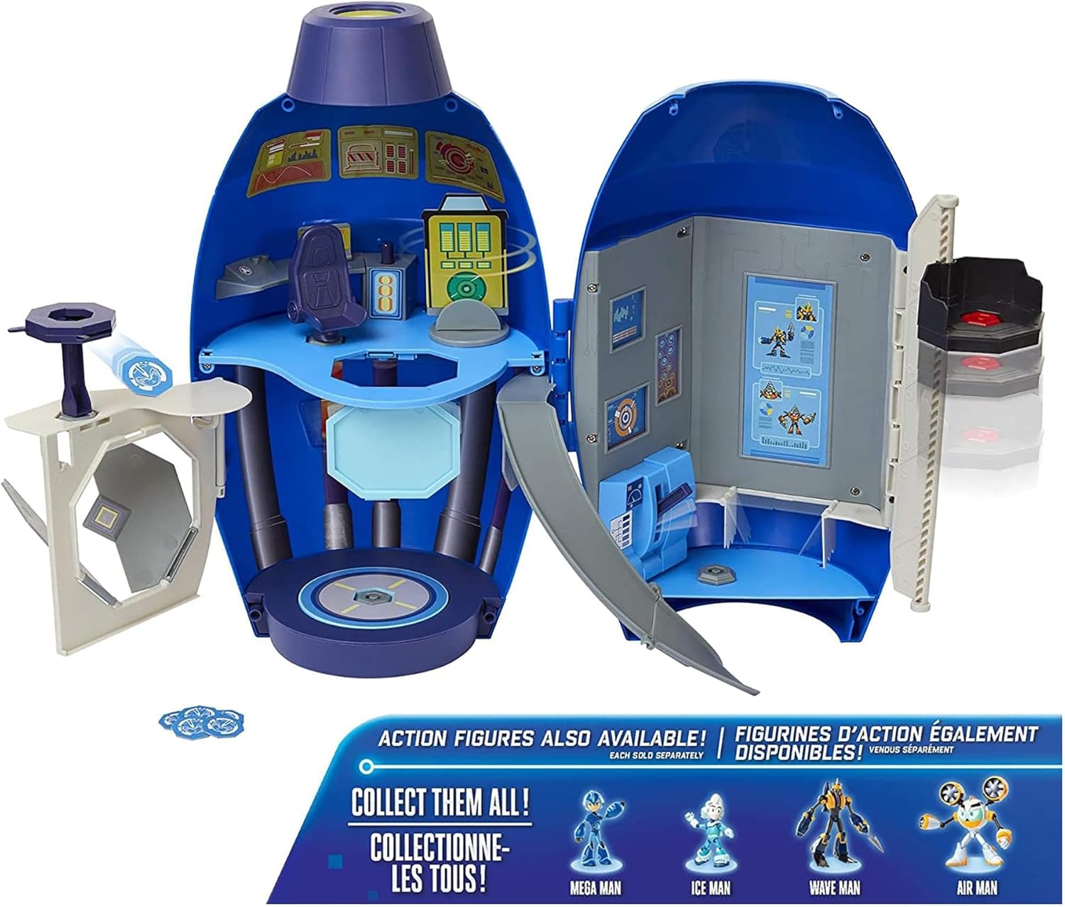 Amazon.com: Mega Man: Fully Charged – The Mega Buster Transforming Lab ...