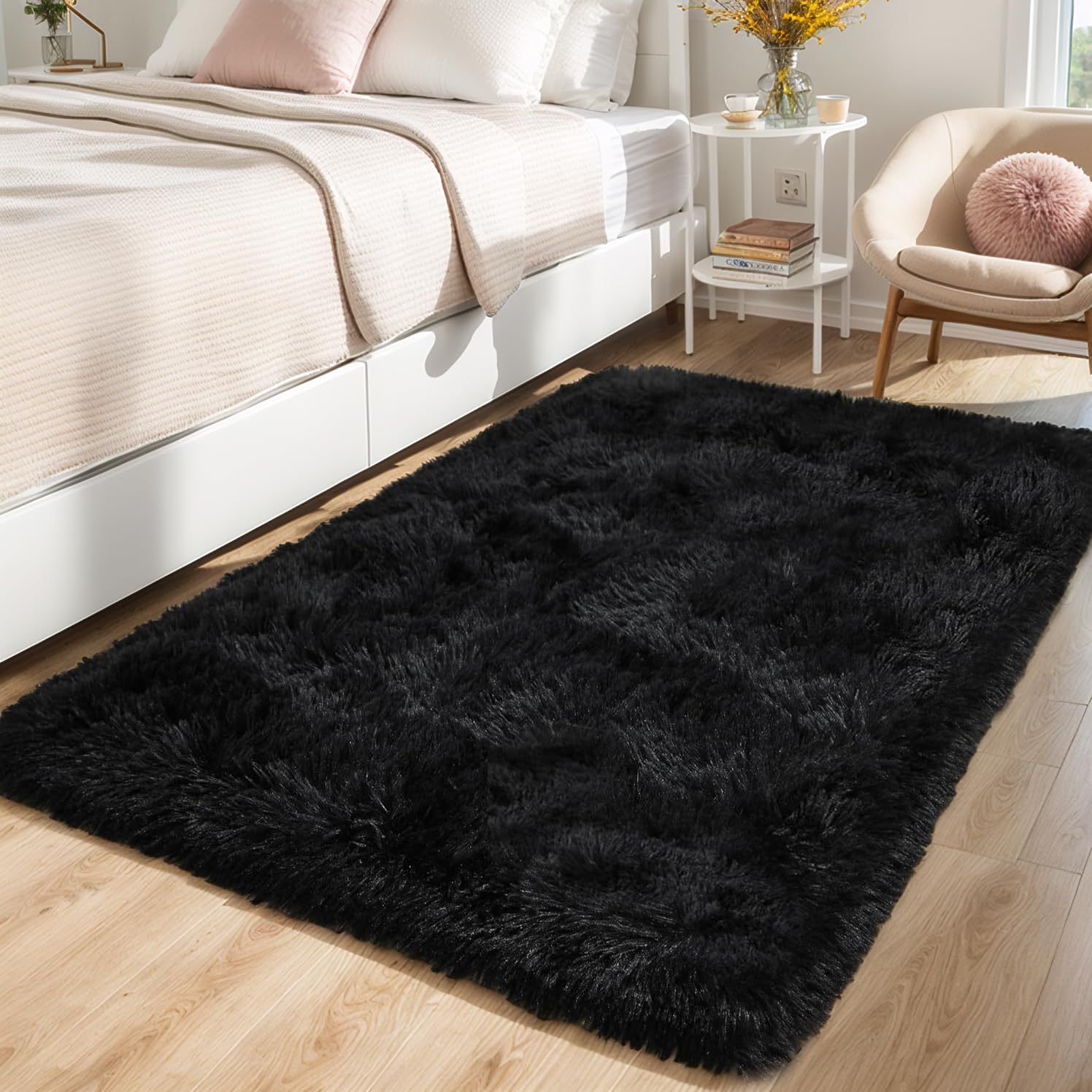 Amazon.com: GREFFY Soft Area Rugs for Bedroom Living Room, Modern Shag ...