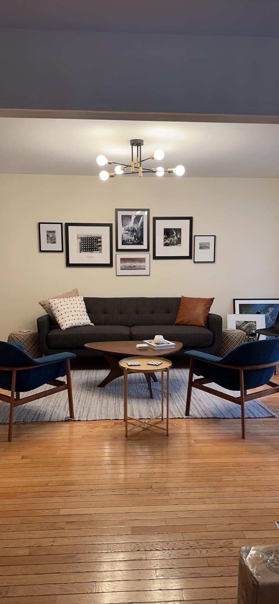 $12/mo - Finance Deyidn Gold Sputnik Chandelier, Modern Chandelier ...