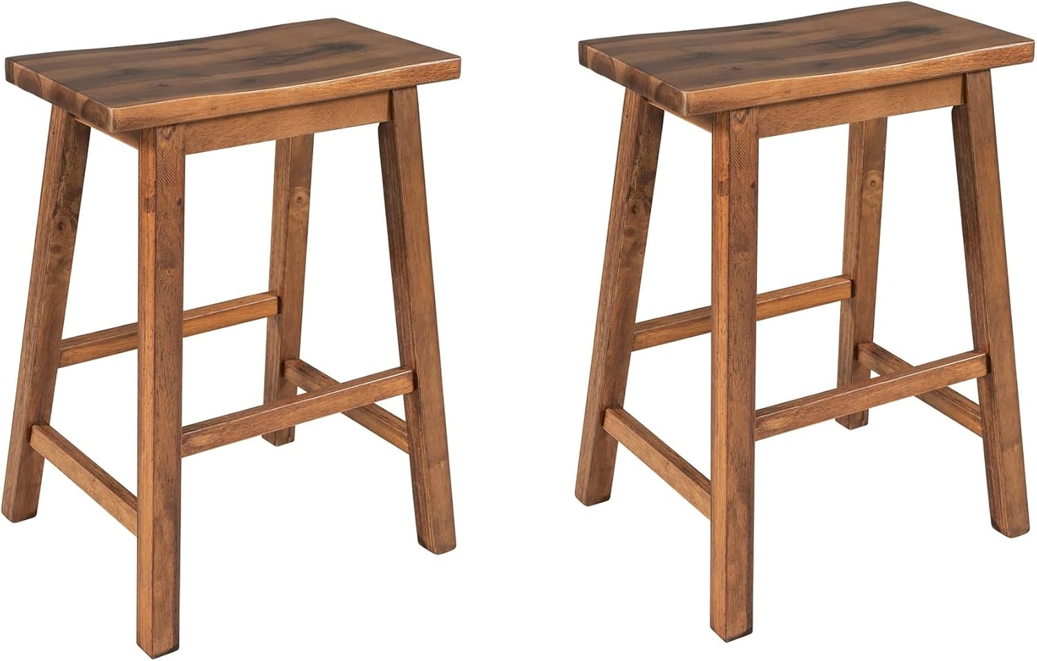 Amazon.com: Danxee Rhomtree Farmhouse Rustic Bar Stools, Counter Height ...