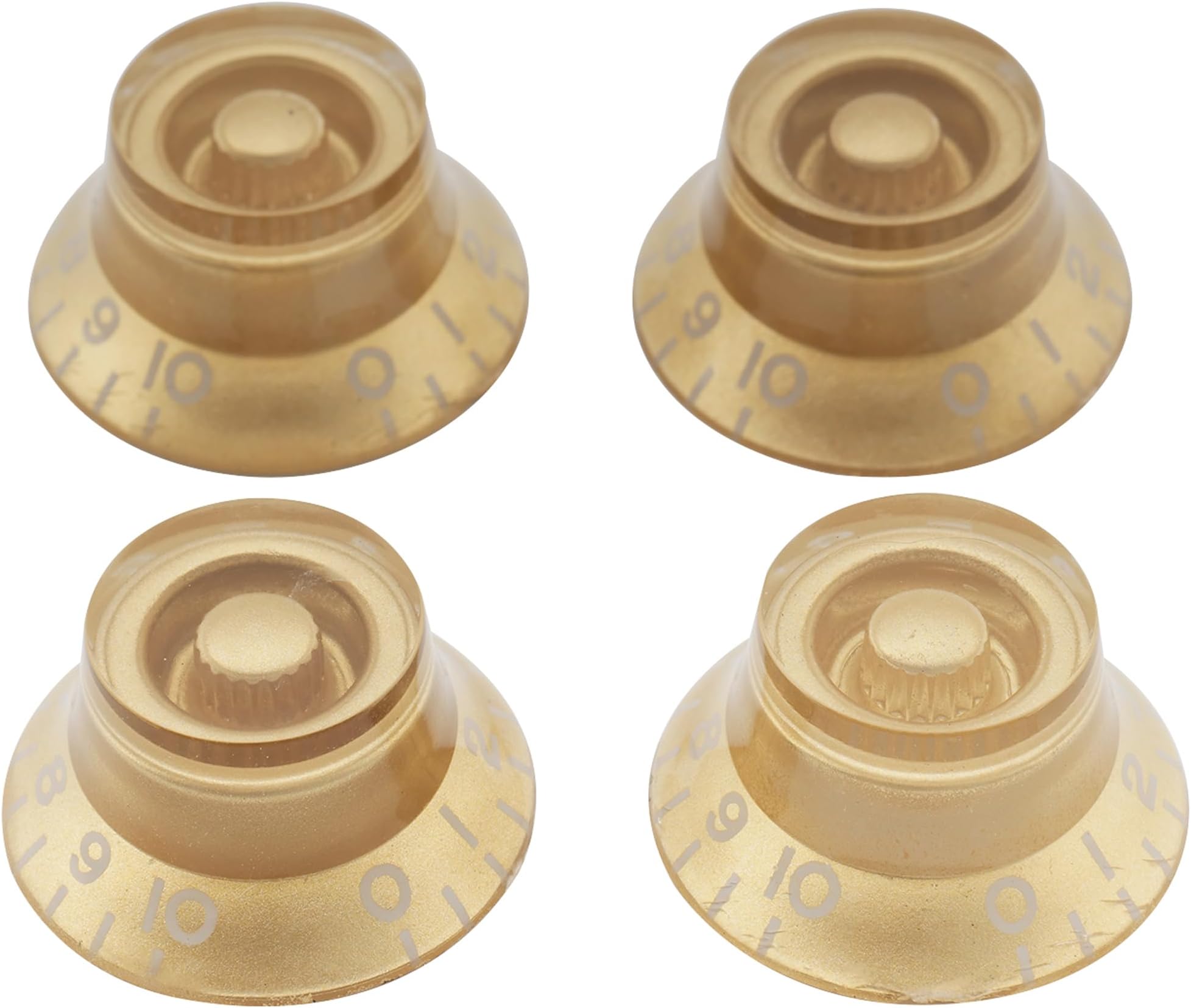 Amazon.com: Musiclily Metric LP Guitar Top Hat Bell Knobs Tone Volume ...