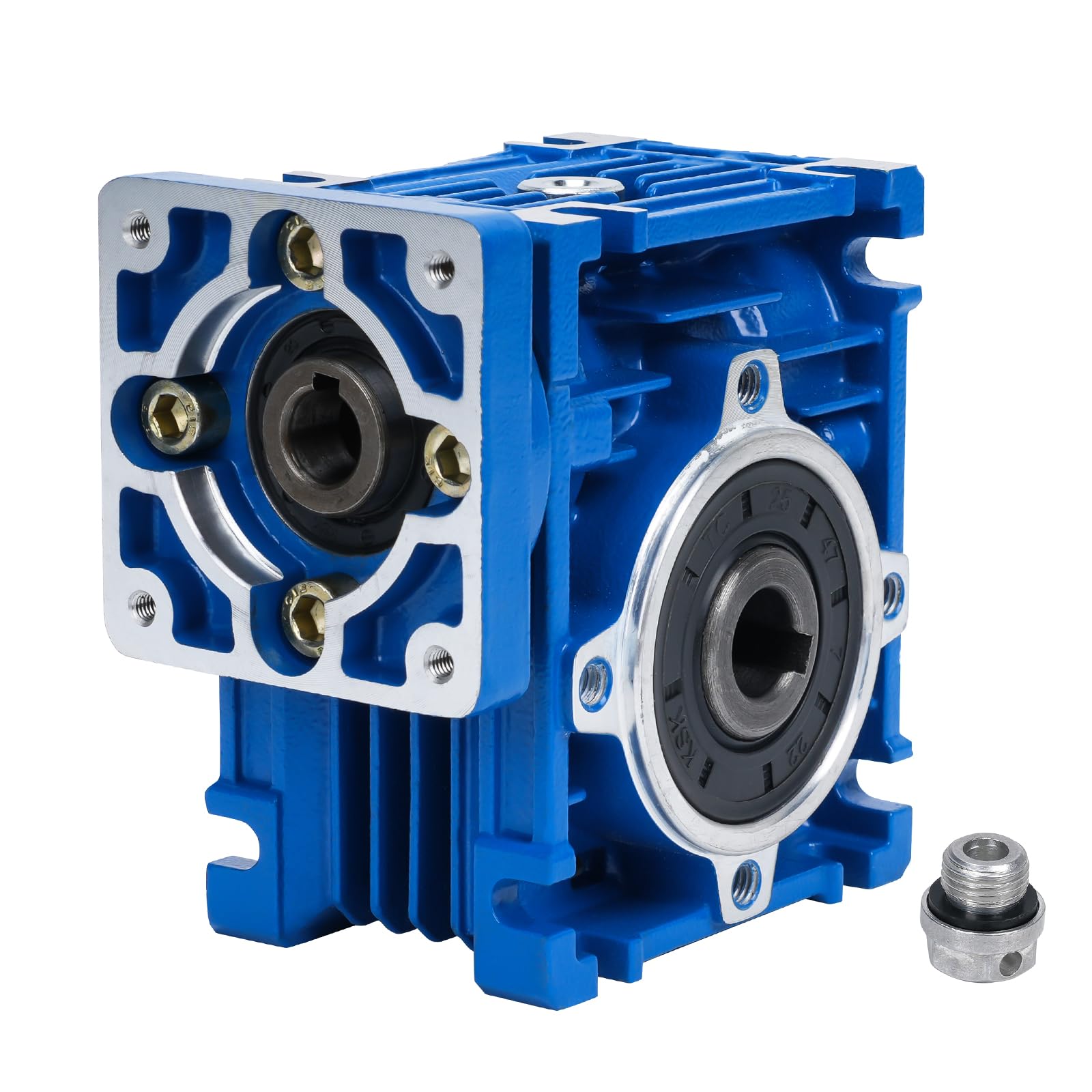 Buy LUNYEE NMRV30 Worm Gear Reduction Box Speed Ratio 20:1 Worm Gearbox ...