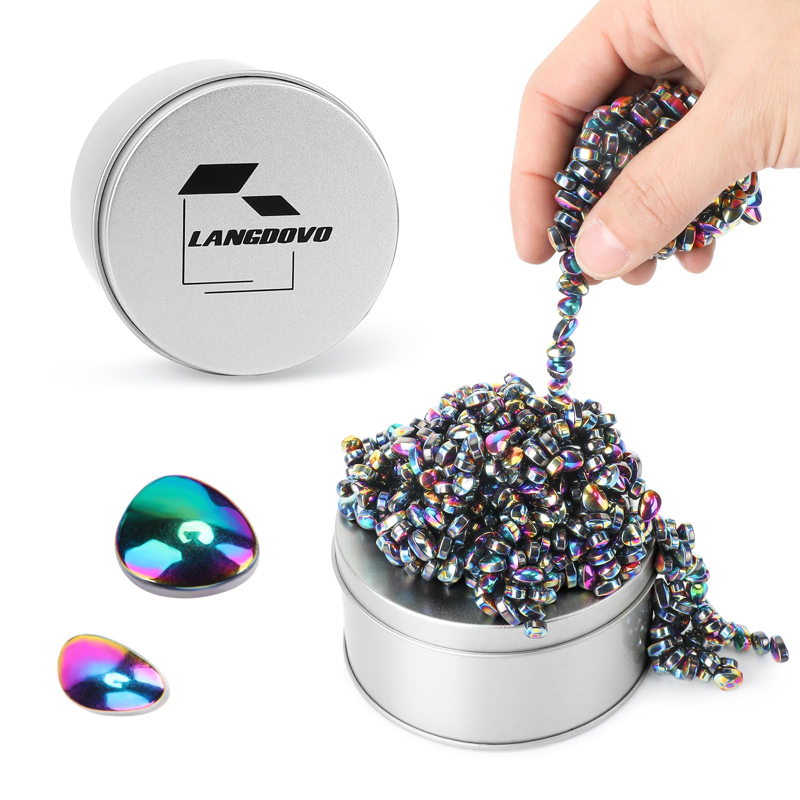 Magnetic Putty Over 600 Weak Magnetic Beads Fidget Ferrite Putty Crags ...