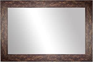 Amazon.com: Frame My Mirror Brown Framed Mirror, 28" x 60" Mirror for ...