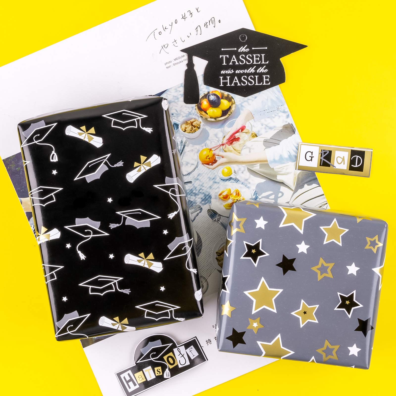 Snapklik.com : WRAPAHOLIC Graduation Wrapping Paper - Mini Roll - 4 ...
