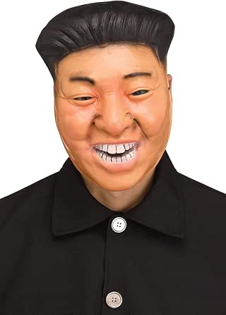 Amazon.com: Fun World Kim Jong-Un Vacuform Adult Mask, Standard ...