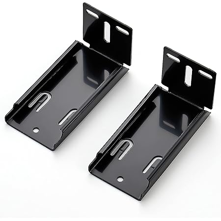 Amazon.com: Homdiy Rear Mount Brackets Metal Drawer Slides Brackets 10 ...