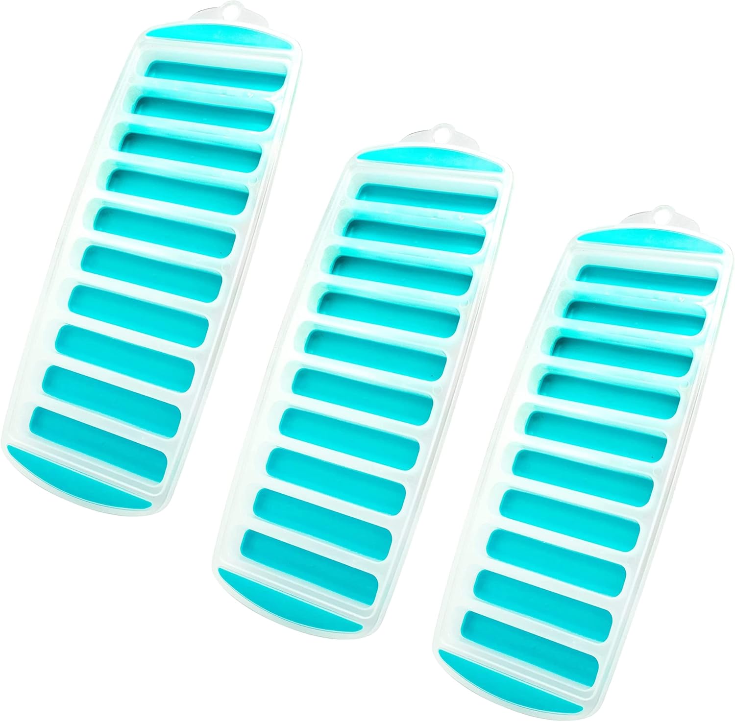 Amazon.com: Jacent Resusable Silicone and Plastic Water Bottle Ice Cube ...