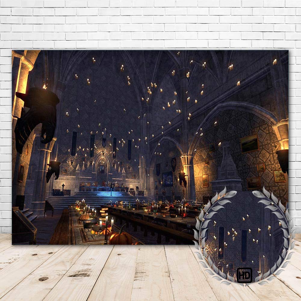 Magic Castle Backdrop 7x5ft Witch Wizard School Background Vinyl ...