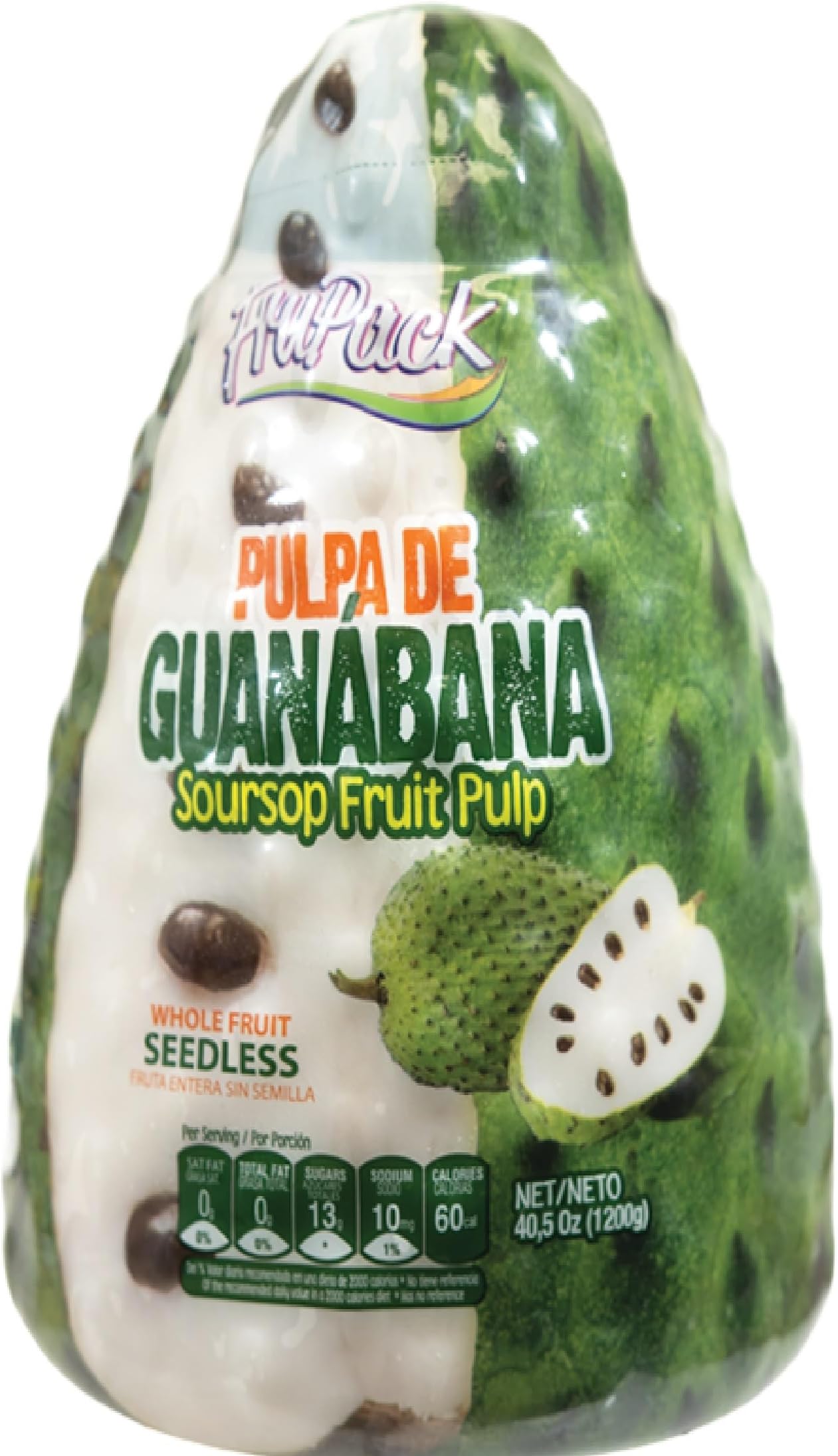 Amazon.com : Soursop Fruit Pulp guanabana Pulpa de Guanabana 1pack 40.5 ...