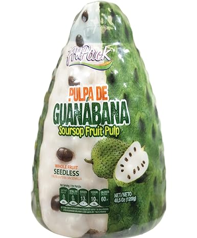 Amazon.com : Soursop Fruit Pulp guanabana Pulpa de Guanabana 1pack 40.5 ...