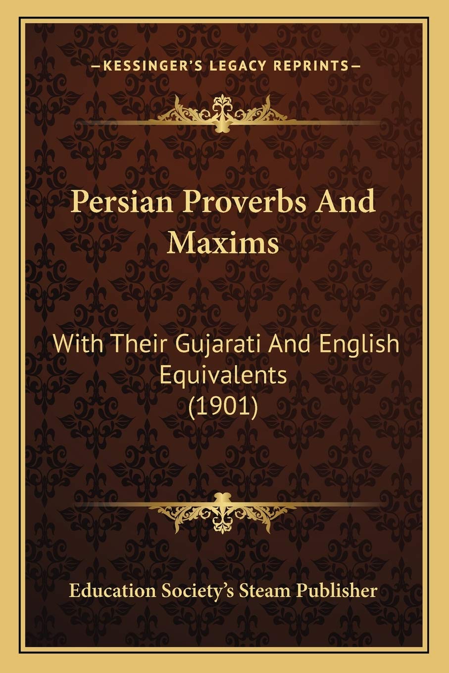 Snapklik.com : Persian Proverbs And Maxims: