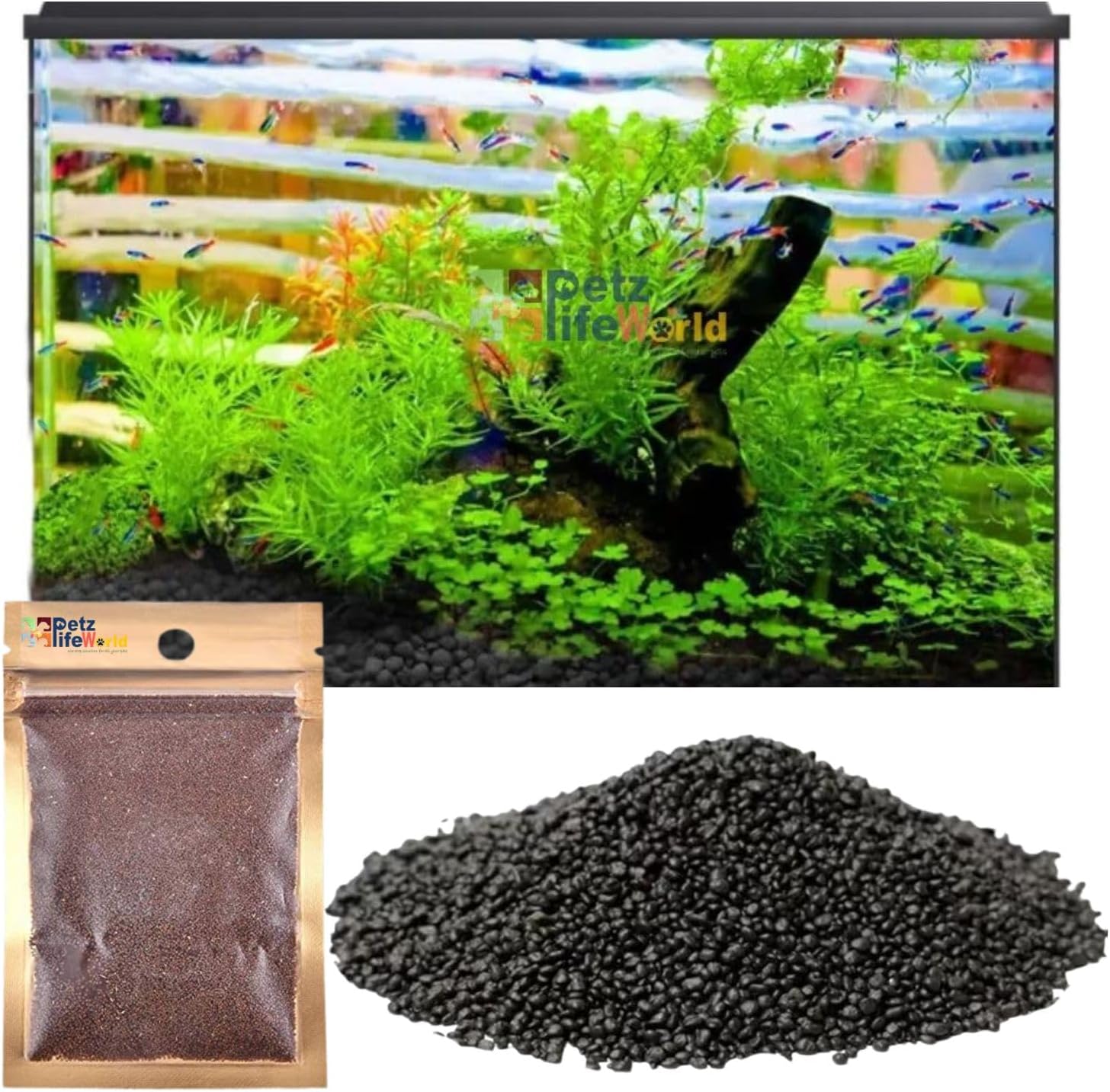 VAYINATO® 2 in1 1kg Aqua Soil and Carpet Leaf Plant Seed Planted ...