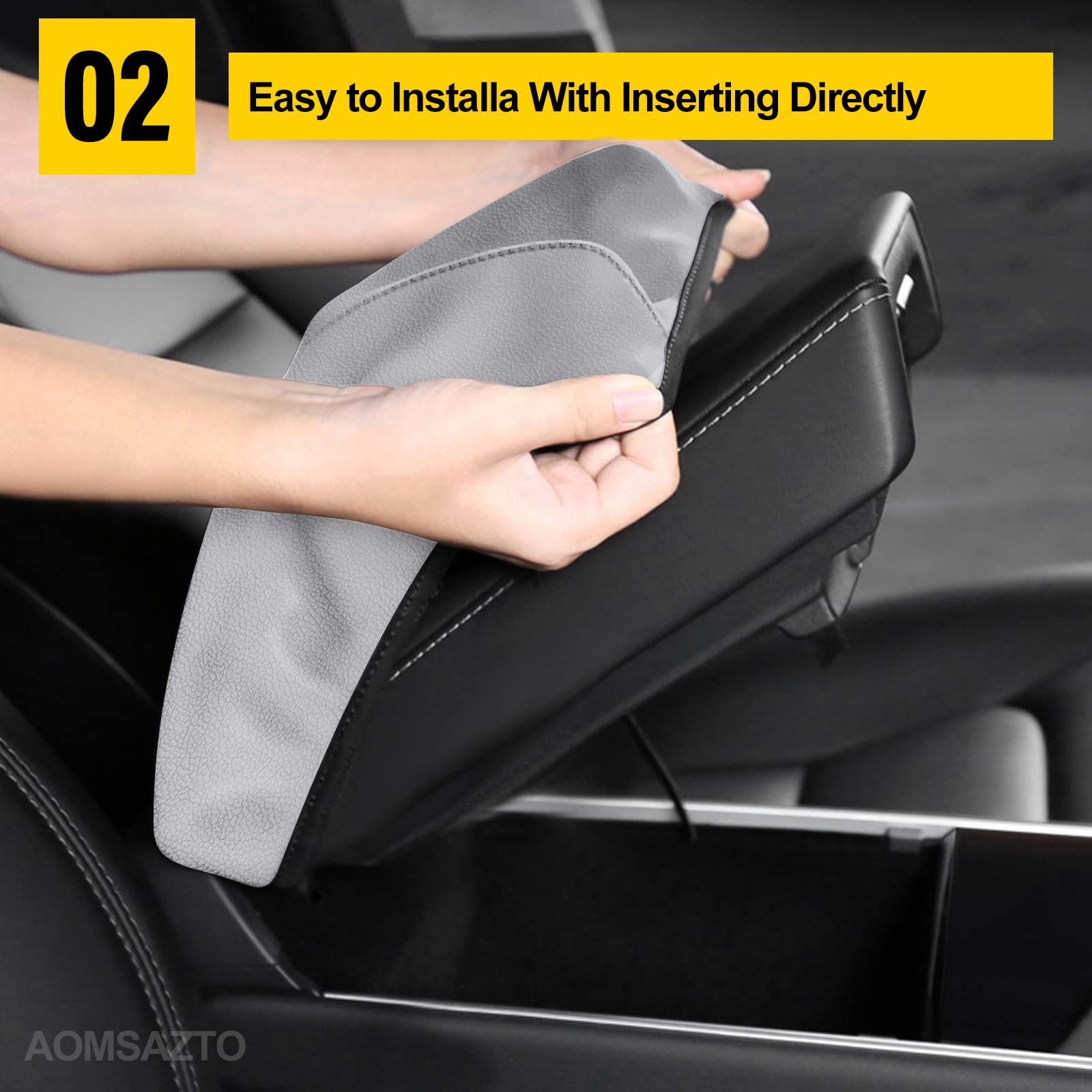 Snapklik.com : Armrest Cover For 2008-2014 Toyota Highlander Middle ...