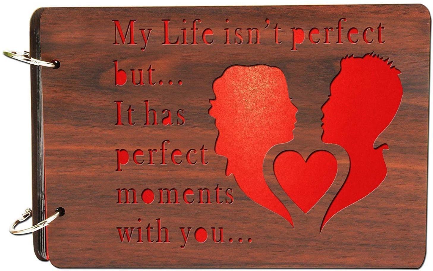 FREYA Enchanted Memories Handcrafted Wooden Photo Album - Preserve Your ...