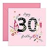 Amazon.com : Yatufom Large 30th Birthday Card with Envelope, Happy 30th Birthday Decorations for ...