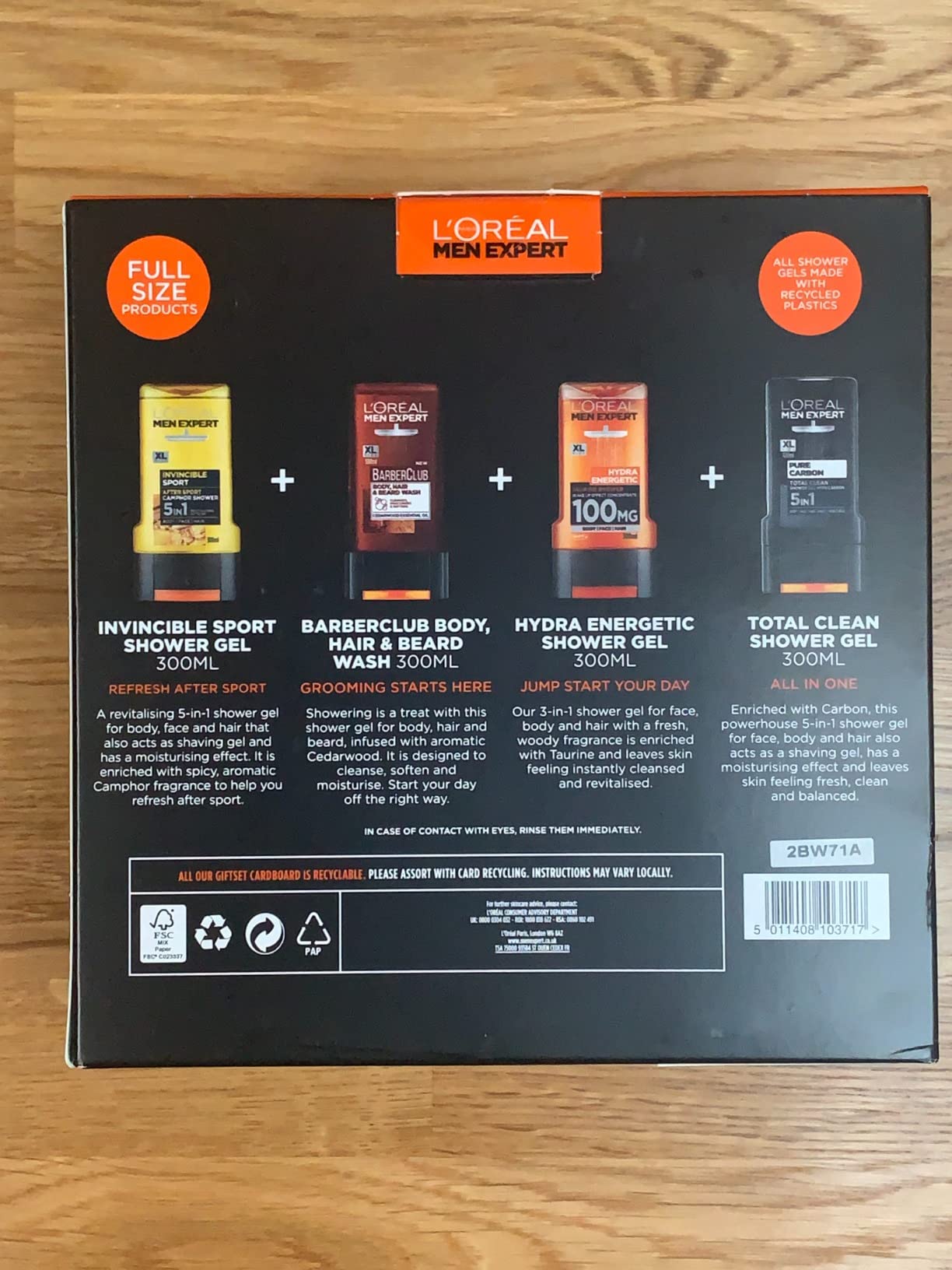 L'Oréal Men Expert - Expert Shower Collection Gift Set, wide range of ...