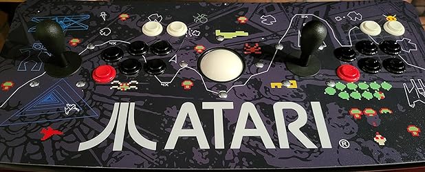 Amazon.com: INLAND Arcade Fightstick USB Dual Joystick 2 Player Game ...