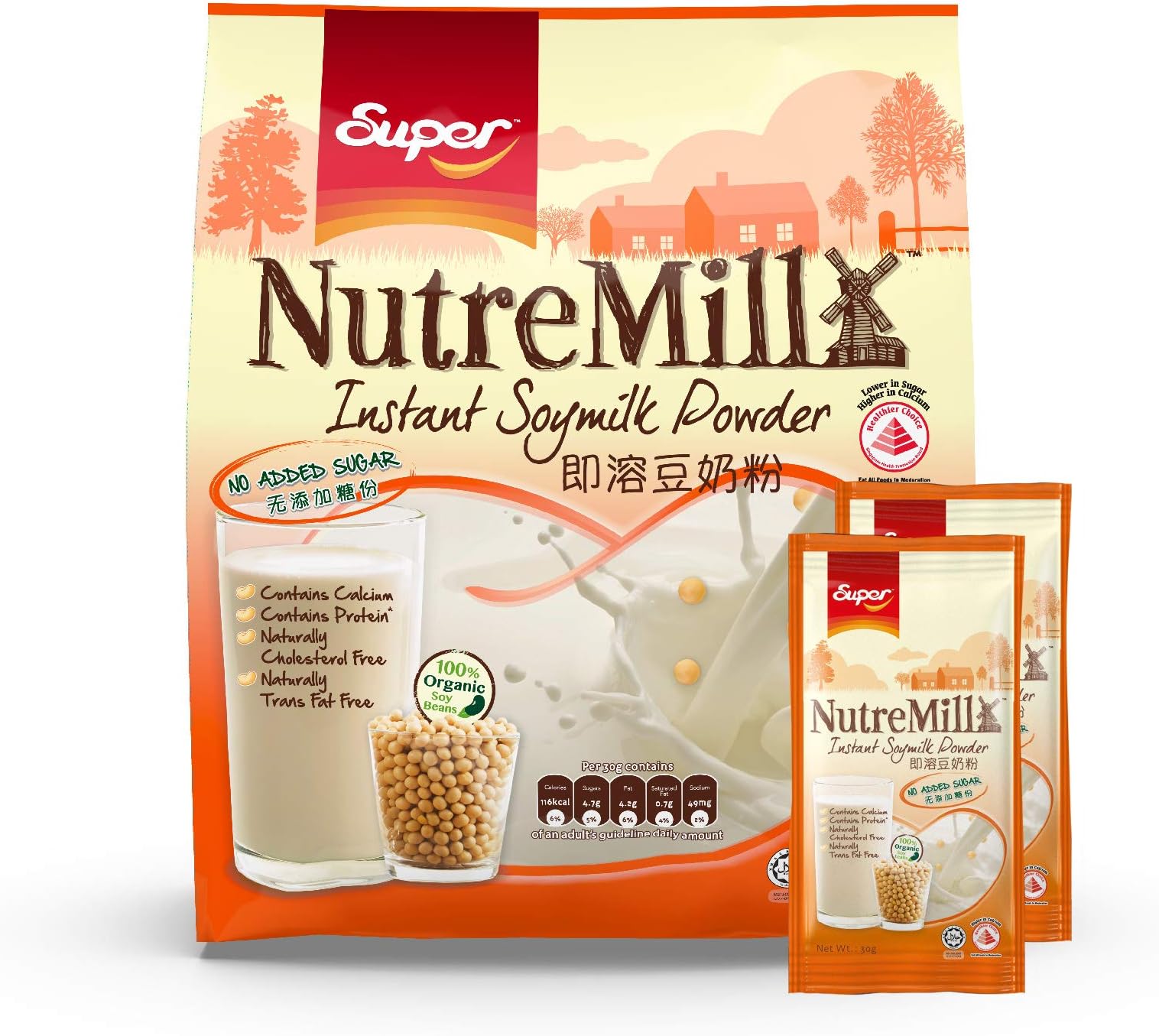 Amazon.com : SUPER NutreMill Soy Milk Powder No Sugar : Grocery ...