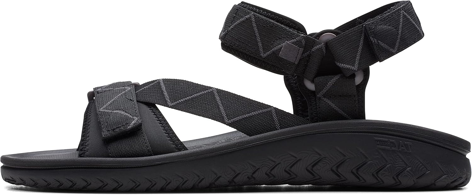Amazon.com: Clarks Hombres Wesley Trail, Negro, sintético : Ropa ...