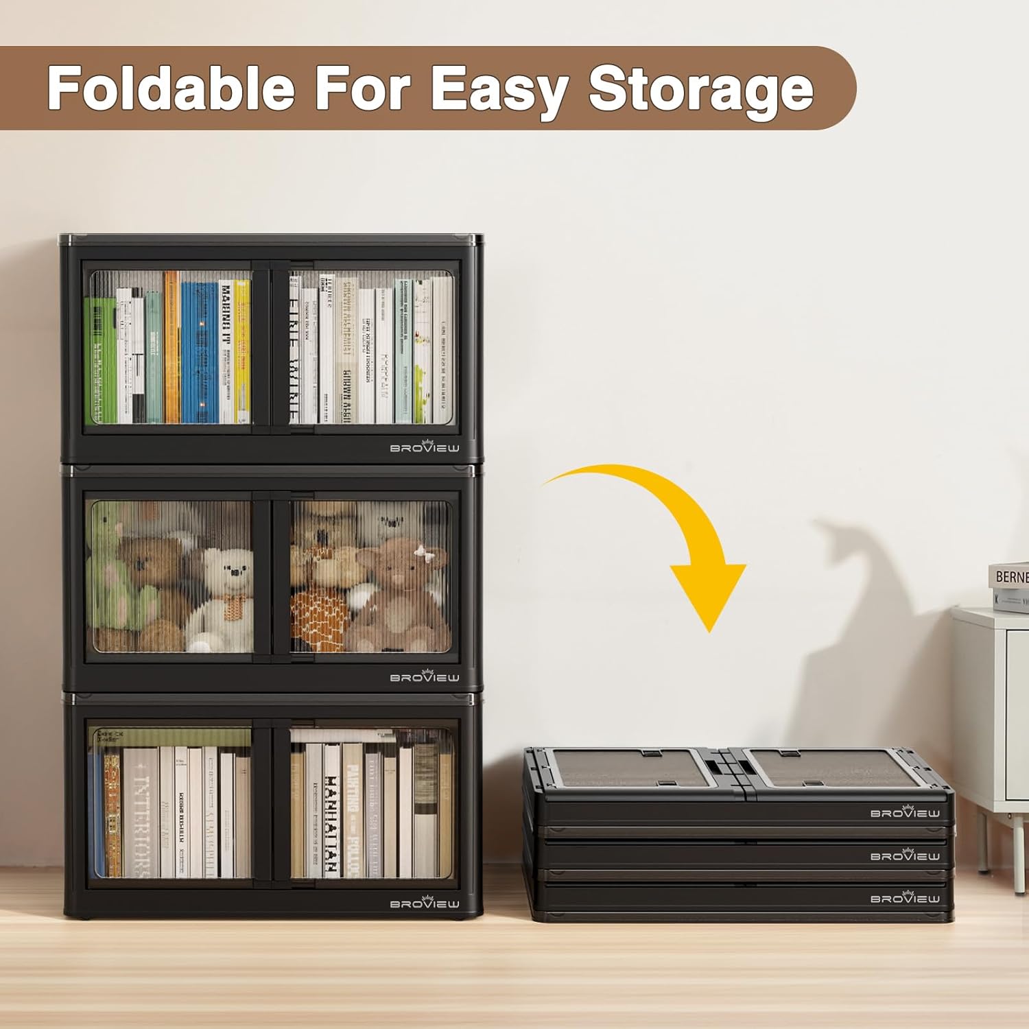 BROVIEW V5 – Contenedores de almacenamiento de plástico de 75 galones ...