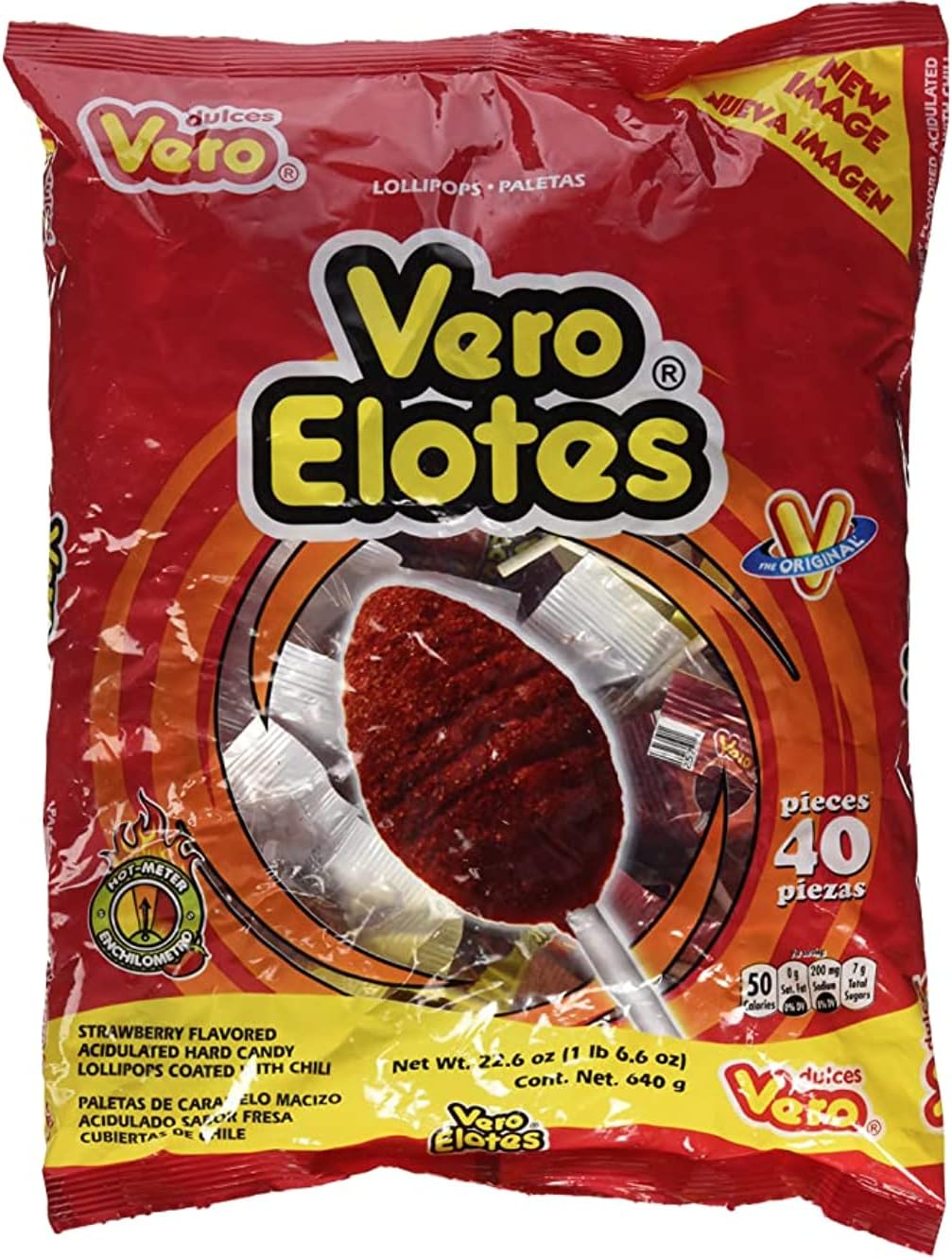 Amazon.com : Vero Mango & Elote Lollipops - Chili Powder Coated | Hot ...