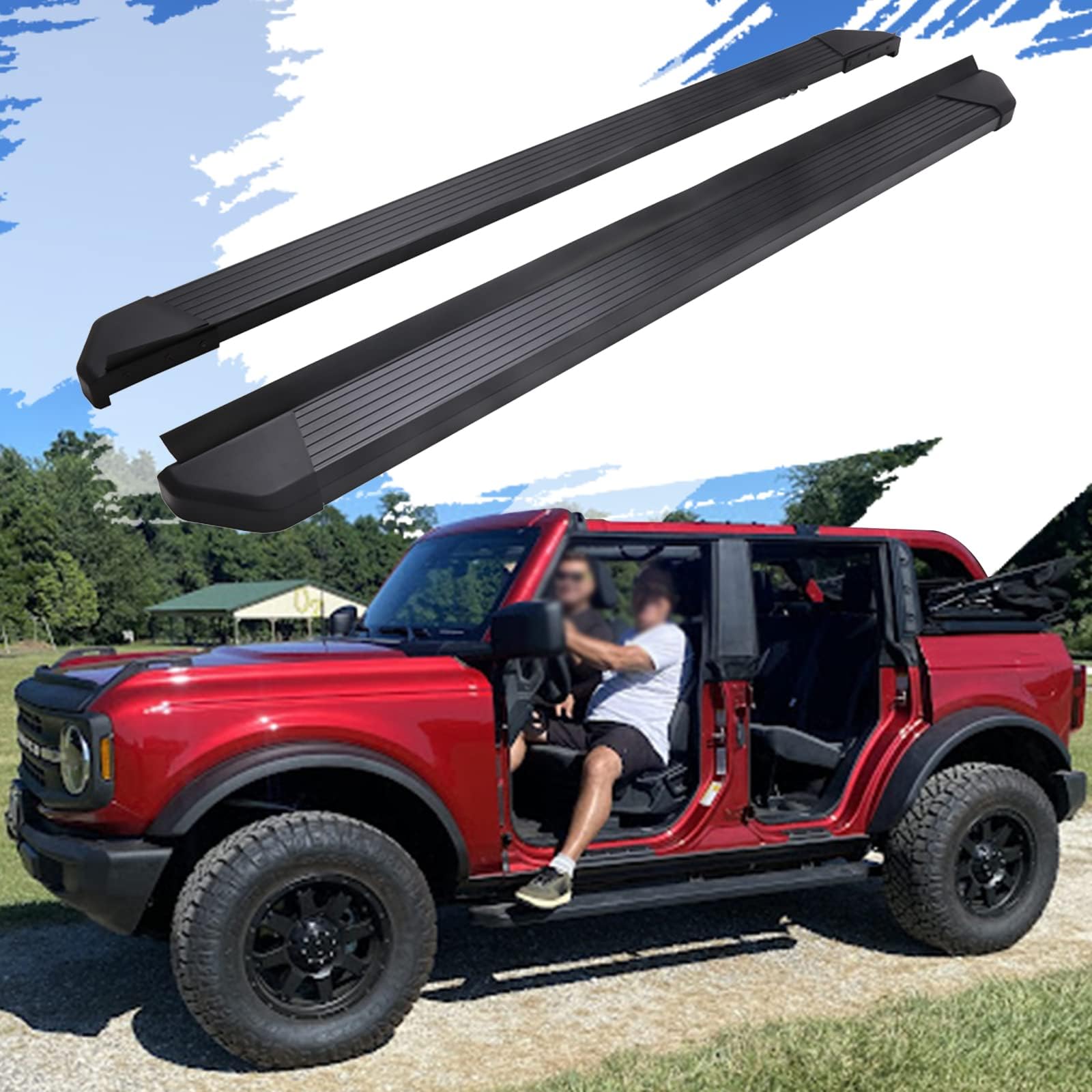 Amazon.com: Rough Country LED Power Running Boards for 2021-2024 Ford ...