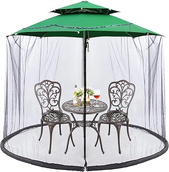 Amazon.com : JEOEUS Umbrella Netting for Outdoor Umbrellas,Umbrella ...