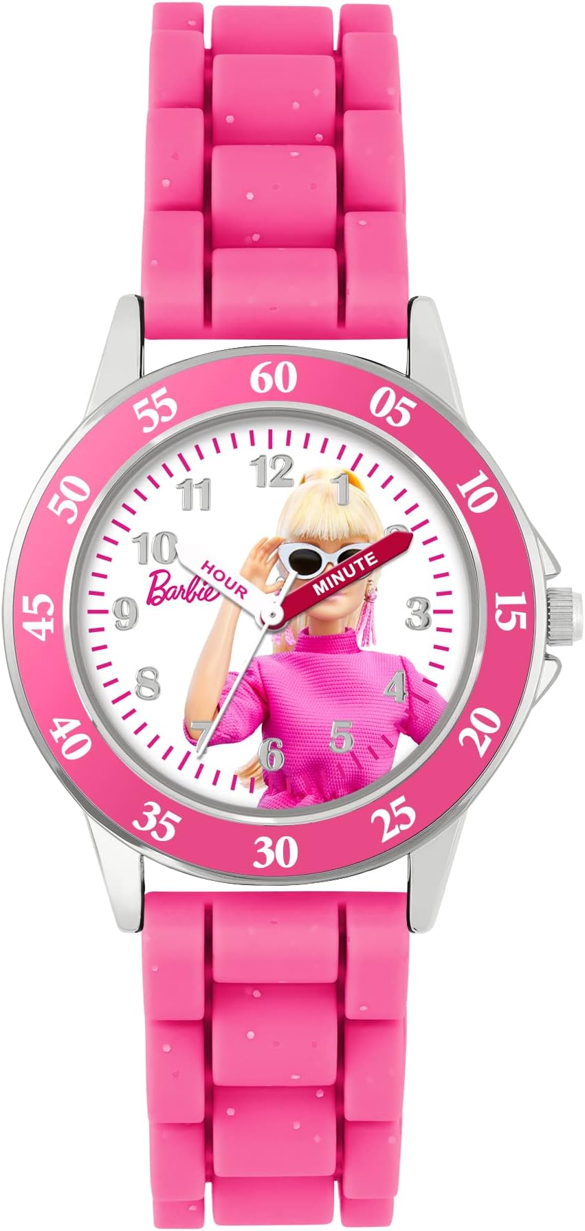 Barbie Girls Analog Quartz Watch with Silicon Strap BAB9003 AMZ ...