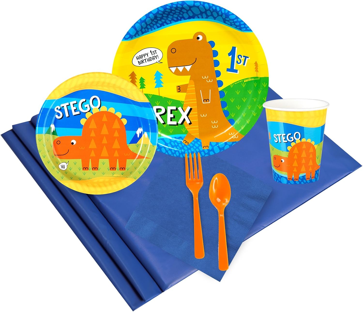 Amazon T Rex Dinosaur 1st Birthday Party Supplies Party Pack 24 amazon-t-rex-dinosaur-1st-birthday-party-supplies-party-pack-24