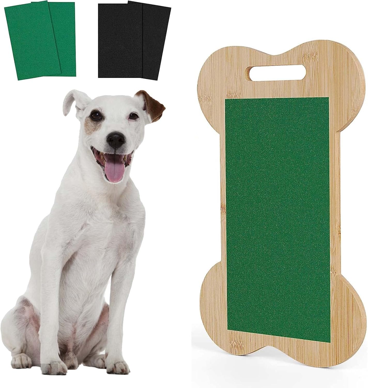 Amazon.com : LOPJALD Pad Dog Scratch Bamboo Board for Nails, Dog ...
