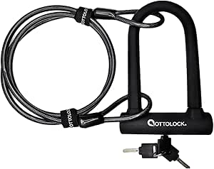 Amazon.com : OTTOLOCK Sidekick Compact U-Lock and Cable Bundle - Heavy ...
